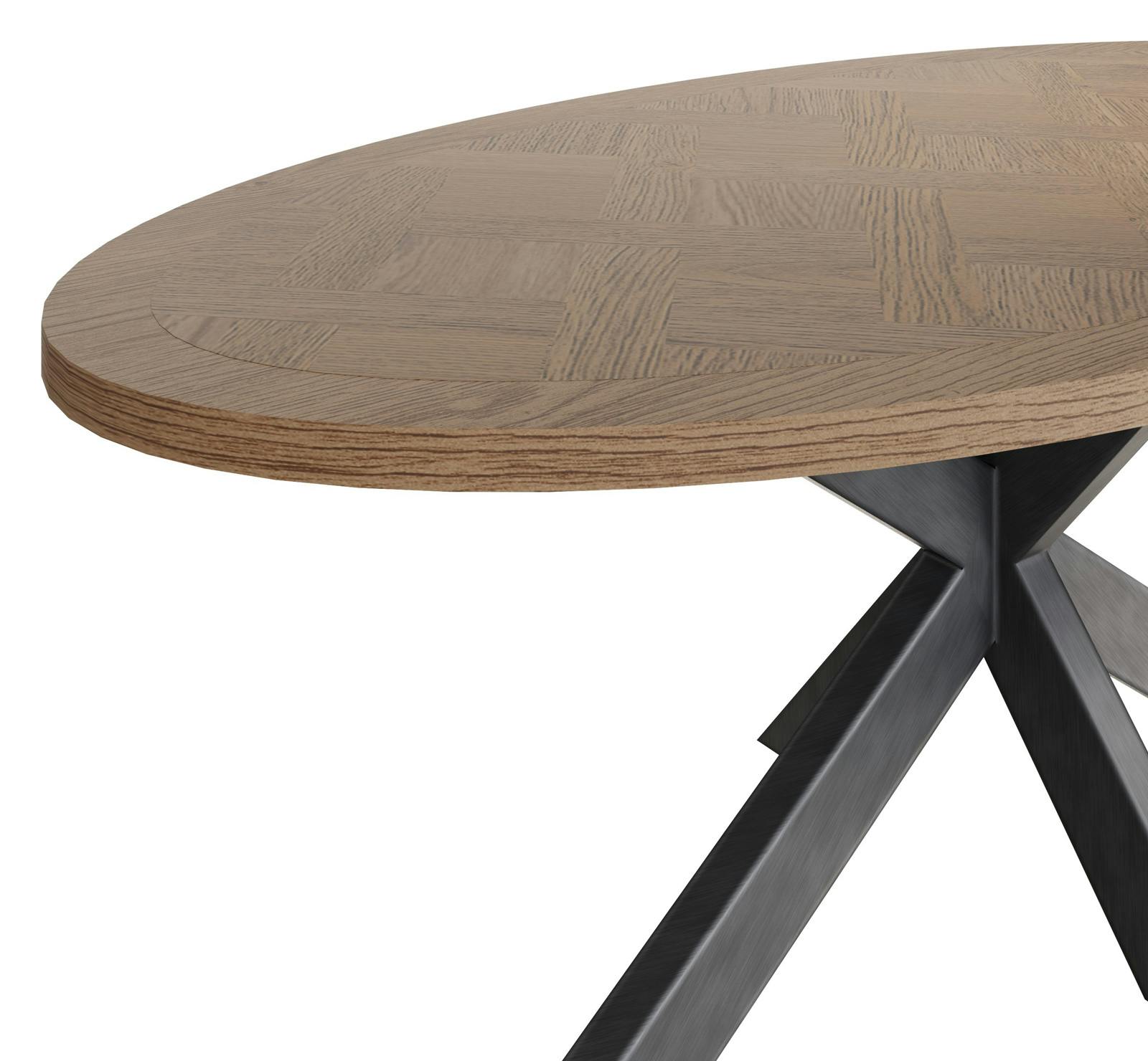 Table à manger ovale en chêne 200 cm PIANA | Tables à manger | Pier Import