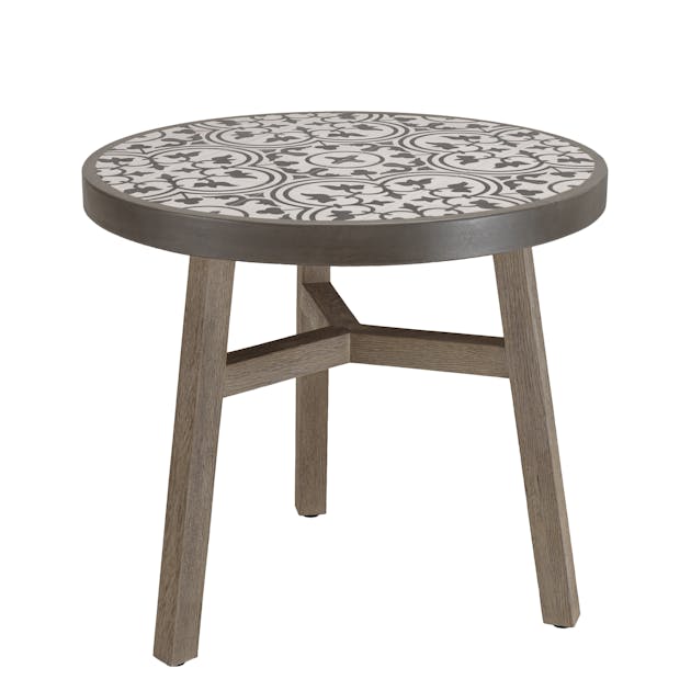 Table à manger ronde 80 cm béton gris BRASILIA | Tables à manger | Pier ...