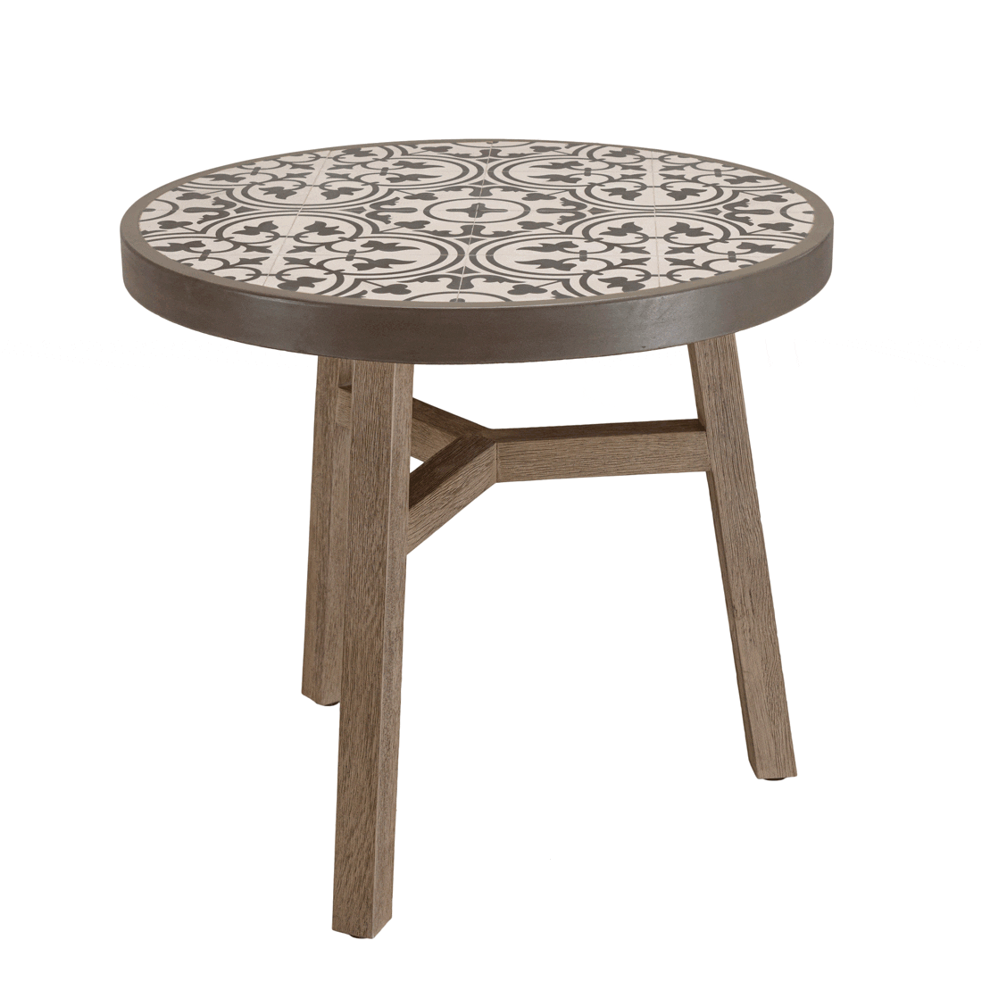 Table à manger ronde 80 cm béton gris BRASILIA | Tables à manger | Pier ...
