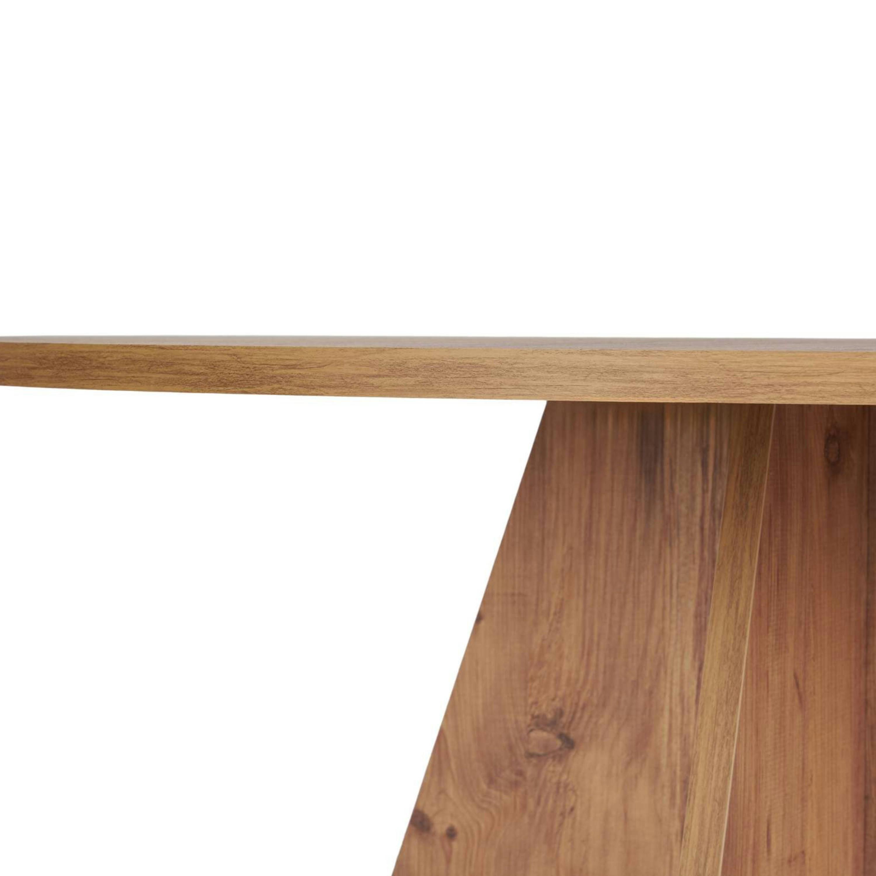 Table à manger ronde effet bois de pin Ø120 cm MARFA | Tables à manger ...