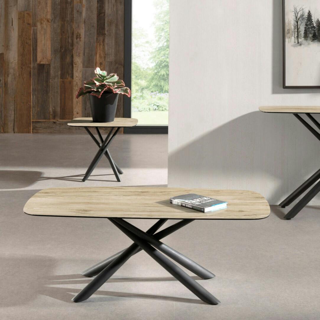 Table basse extensible hévéa massif 110cm MAORI | Tables basses | Pier ...