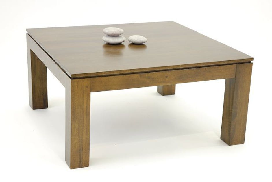 Table basse hévéa 80X80cm HELENA | Tables basses | Pier Import