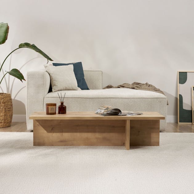 Table basse moderne minimaliste - effet bois de chêne MARFA | Tables ...