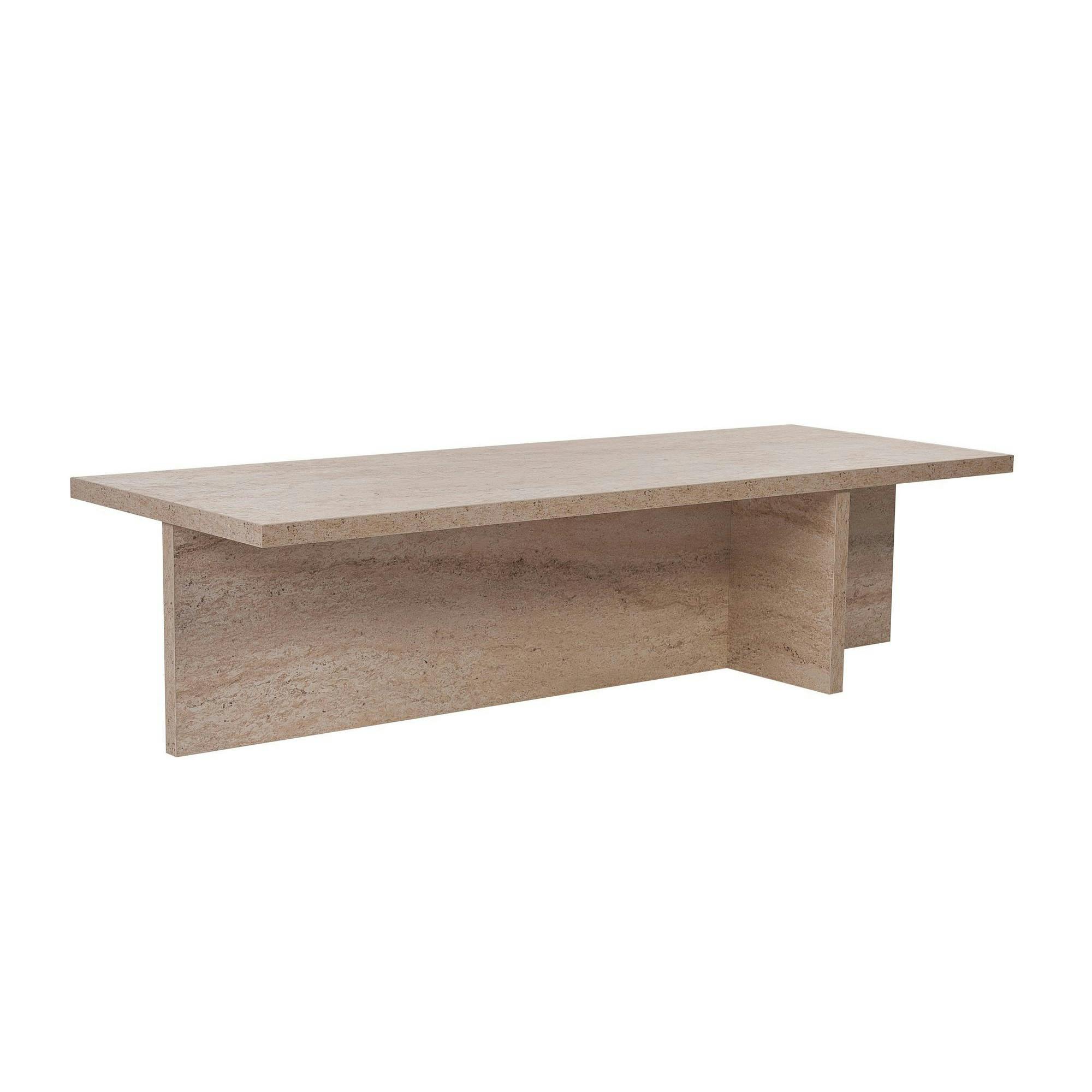 Table basse moderne minimaliste - effet travertin MARFA | Tables basses ...