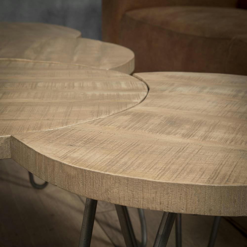 Table basse modulable ronde (4 pièces) LUCKNOW | Tables basses | Pier ...