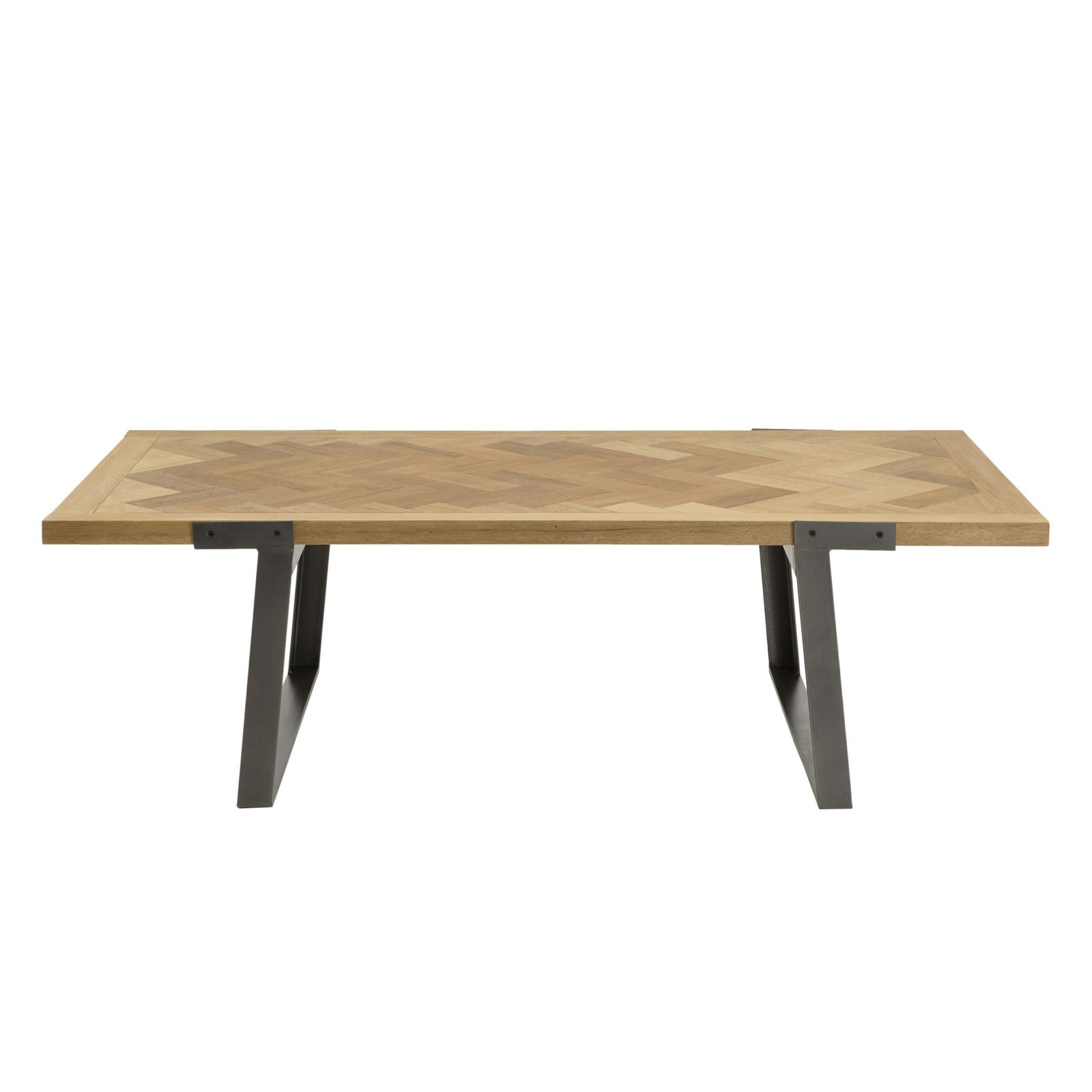 Table basse plateau chevrons en bois bois VULCAN | Tables basses | Pier ...