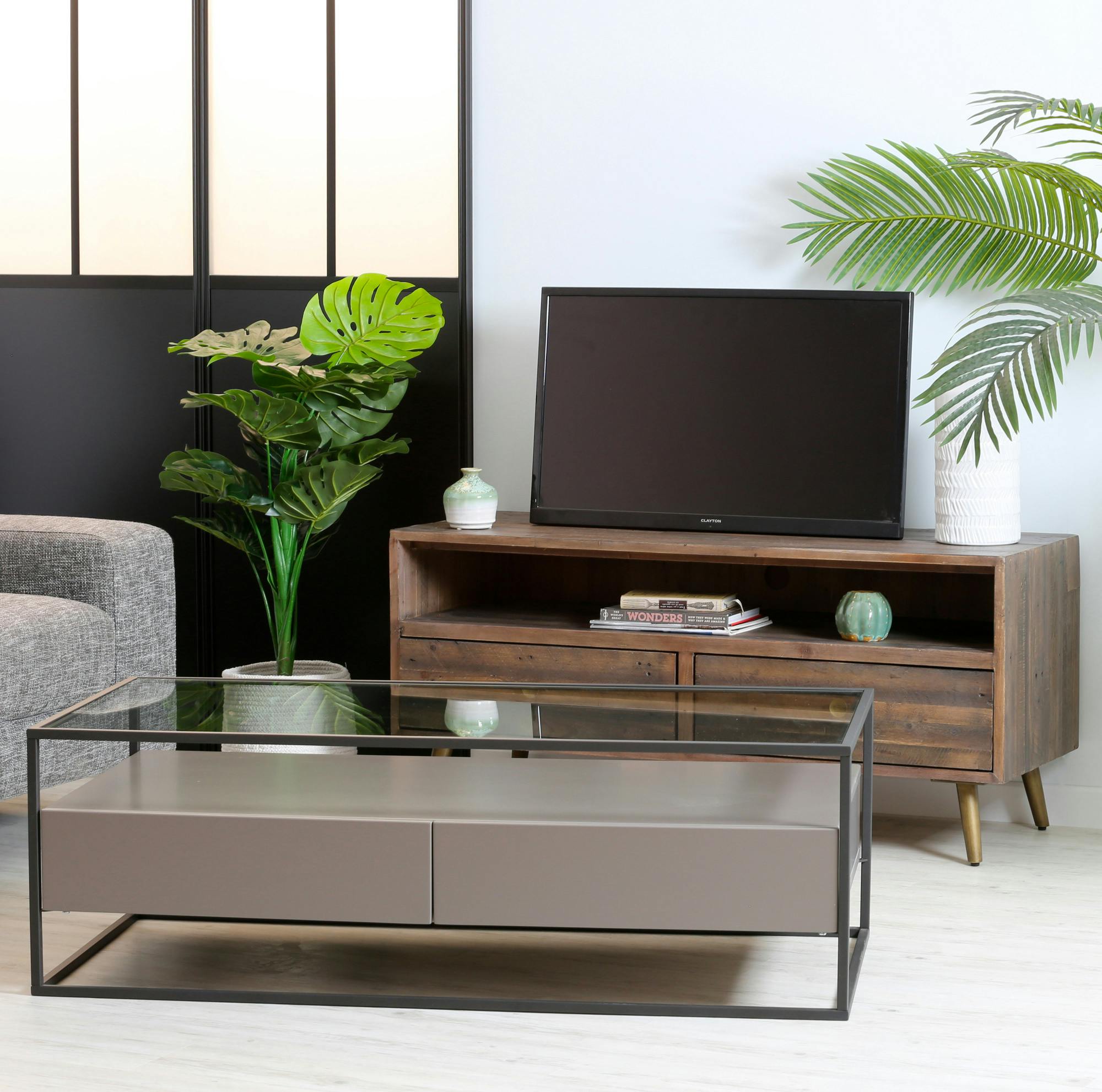 Tables basses en verre, des formes et des styles variés | Meubles de ...