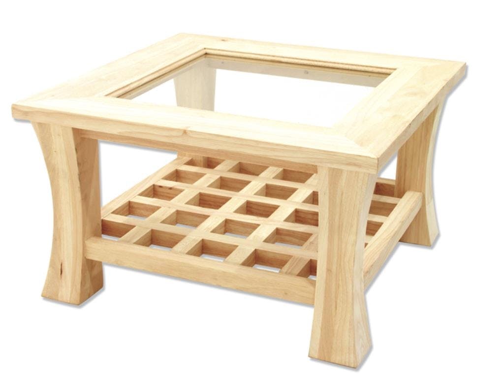 Table basse vitrée 60x60cm MAORI | Tables basses | Pier Import