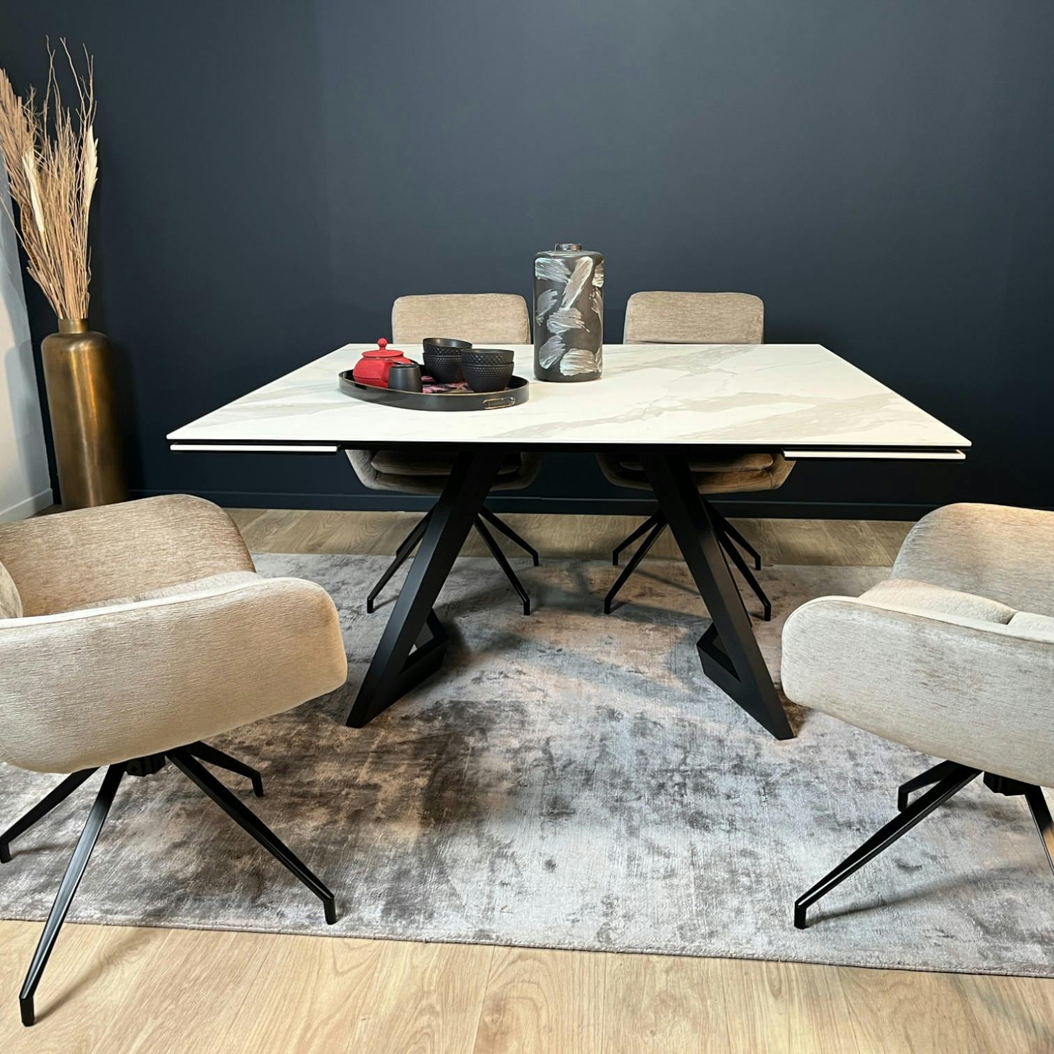 Tables en Céramique | Table Céramique Extensible | Pier Import