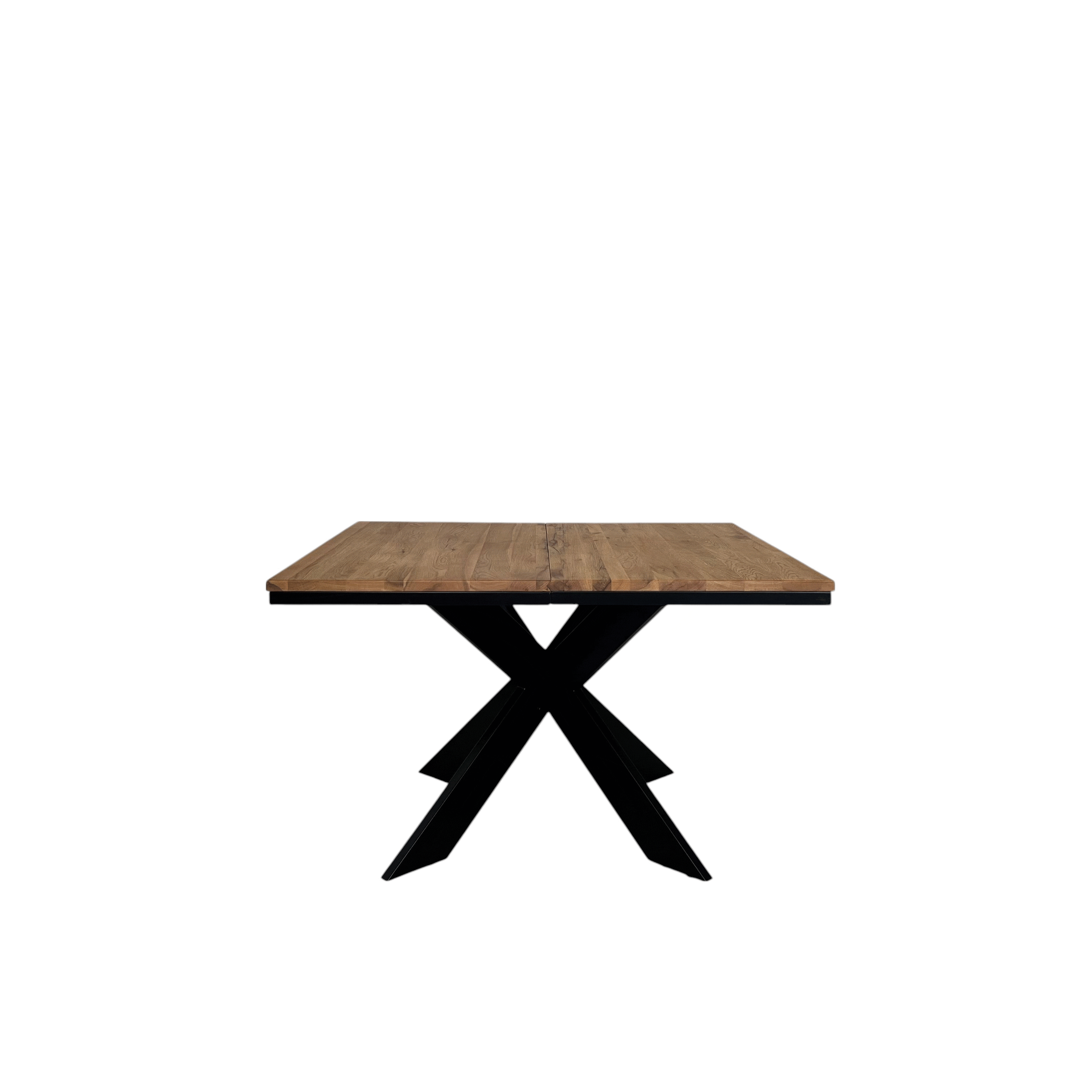 Table carrée extensible en chêne huilé 120 cm PALERME | Tables à manger ...