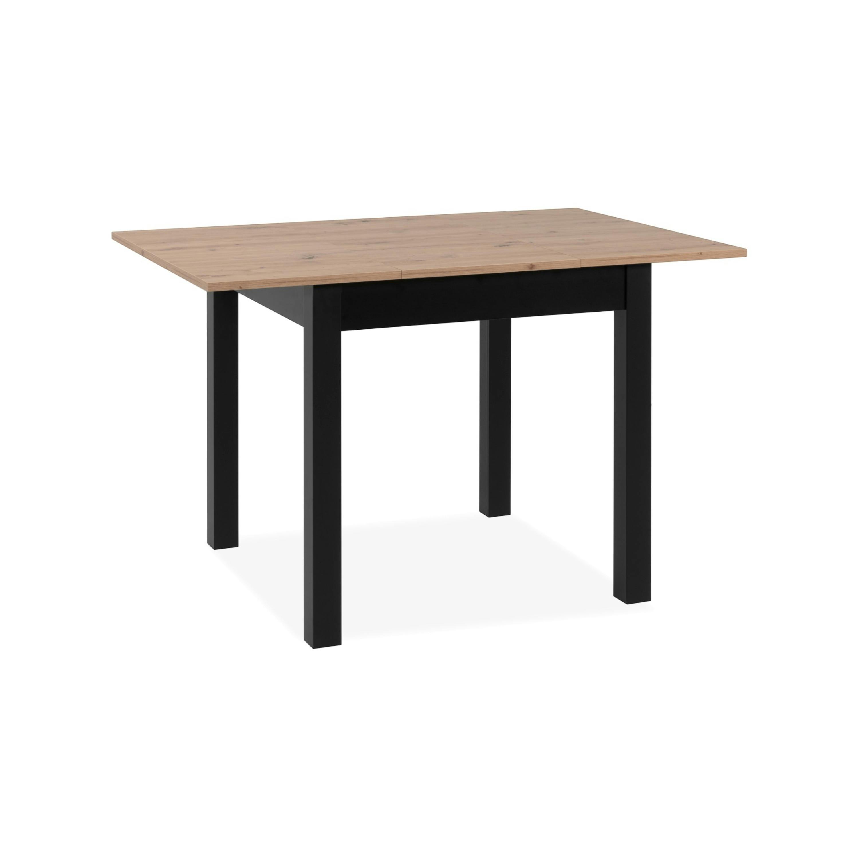 Table carrée extensible esprit bistrot 80-120 cm ALVA | Tables à manger ...