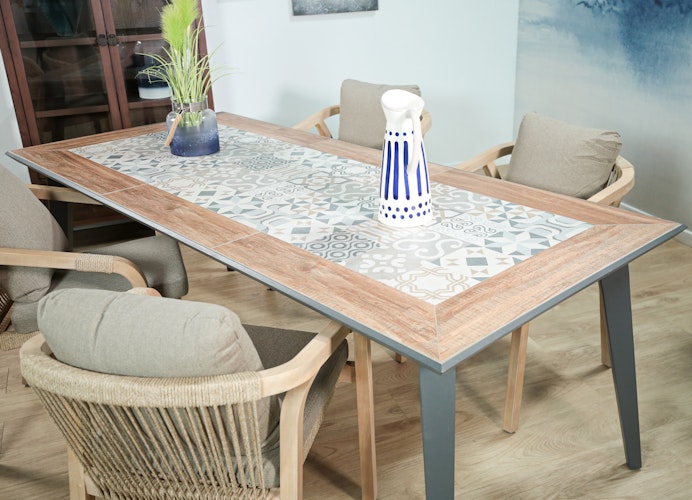 Table de jardin en céramique 213 cm GRENADE | Tables d'extérieur | Pier ...