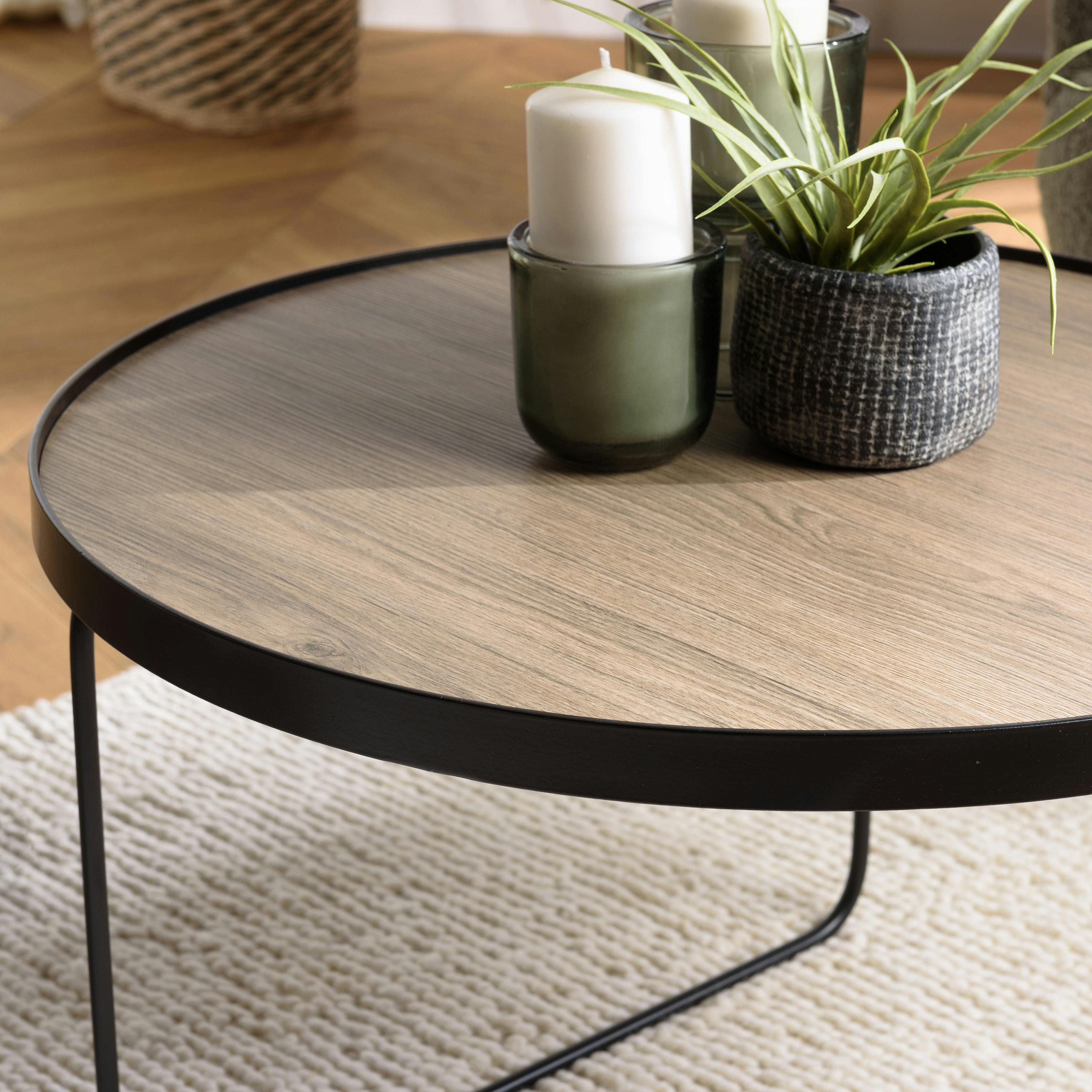 Table de salon ronde pieds design LANDAISE | Tables basses | Pier Import