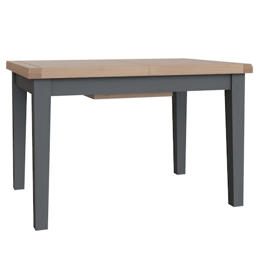 Table extensible en bois finition charbon 120-165 cm COVENTRY | Tables à manger | Pier Import