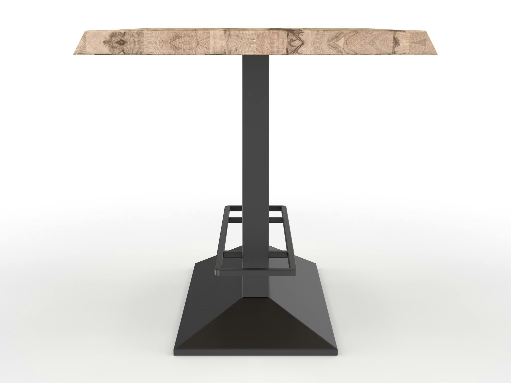 Table haute en chêne blanc 160 cm PALERME | Tables hautes / Mange ...