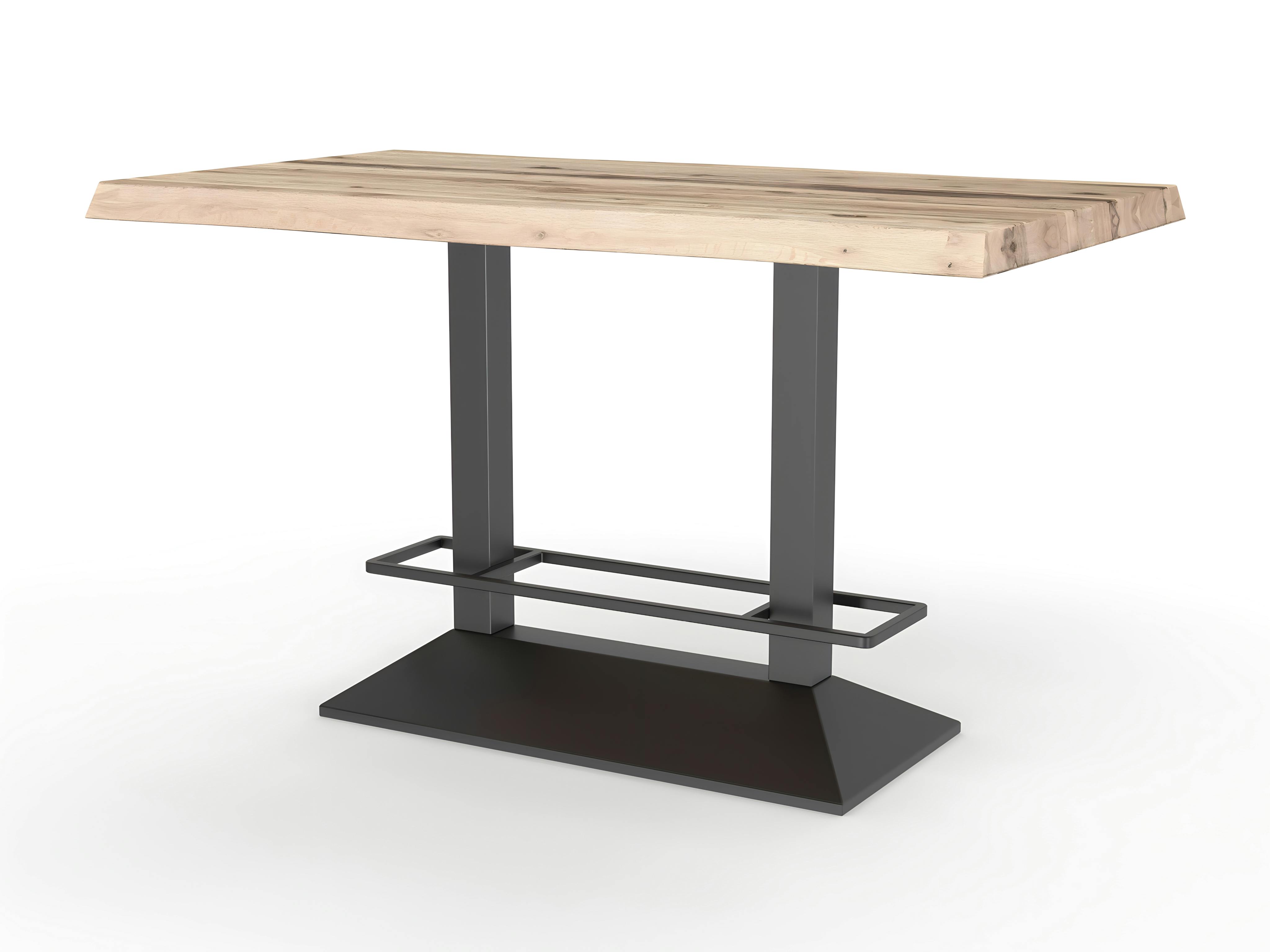 Table haute en chêne blanc 160 cm PALERME | Tables hautes / Mange ...