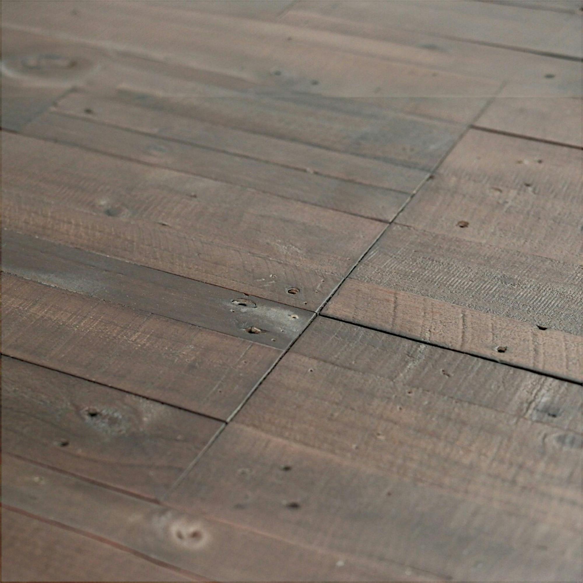 Table haute extensible bois brun recyclé 120-160 cm SAMOA | Tables ...