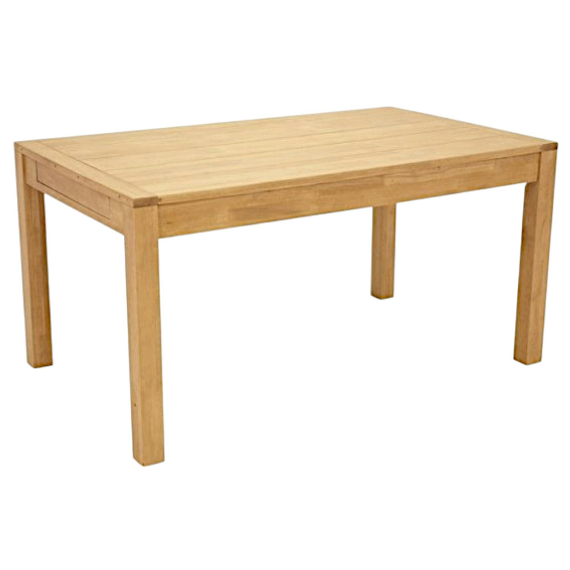 Table repas rectangle extensible 150-250cm hévéa ATTAN | Tables à ...