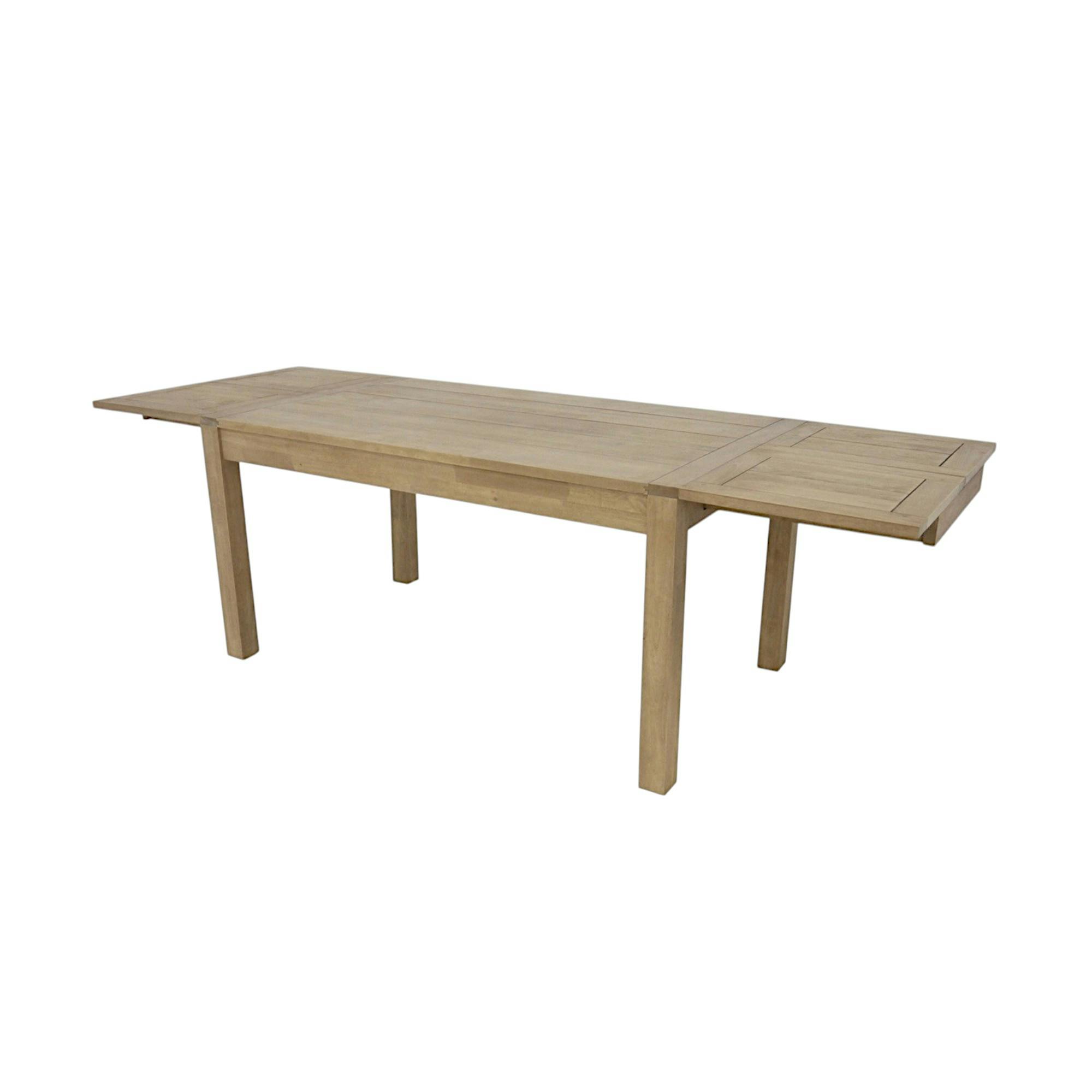 Table repas rectangle extensible 150-250cm hévéa ATTAN | Tables à ...