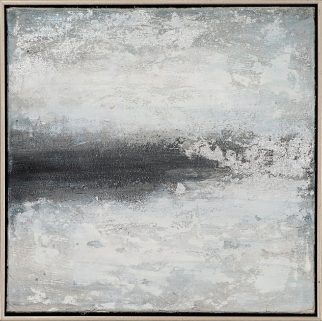 Tableau abstrait tempête noir, blanc, gris | Tableaux / Toiles | Pier ...